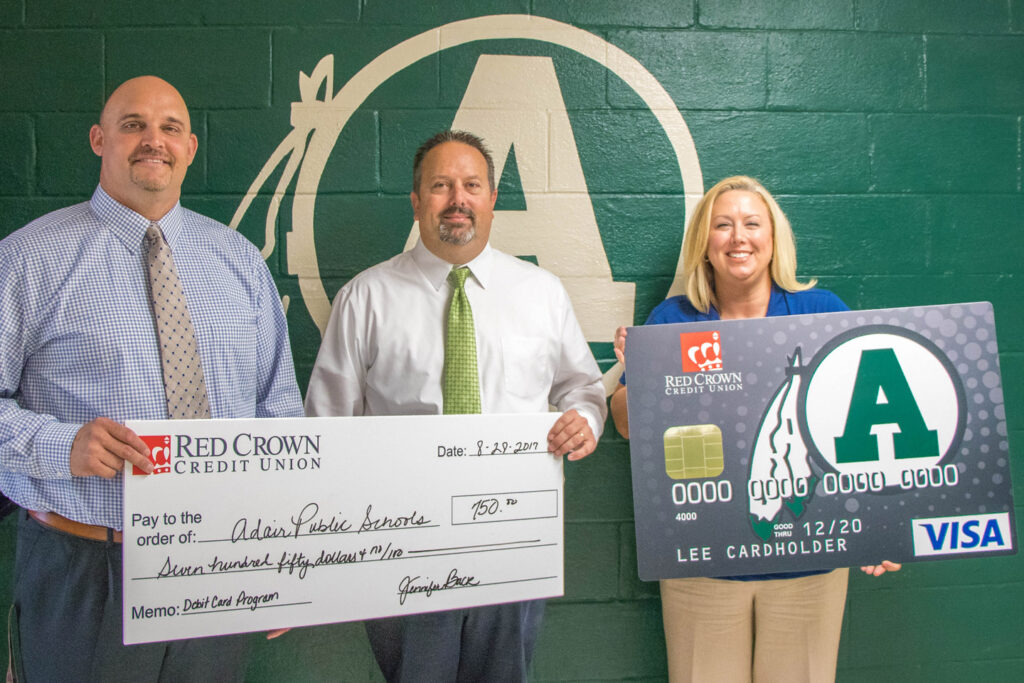 Adair Warriors Debit Cards | Red Crown Credit Union